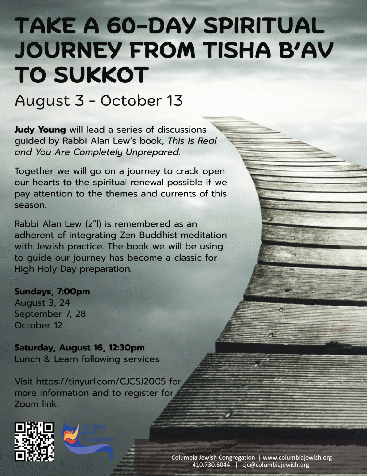 A 60-Day Spiritual Journey from Tisha b’Av to Sukkot | Columbia Jewish ...